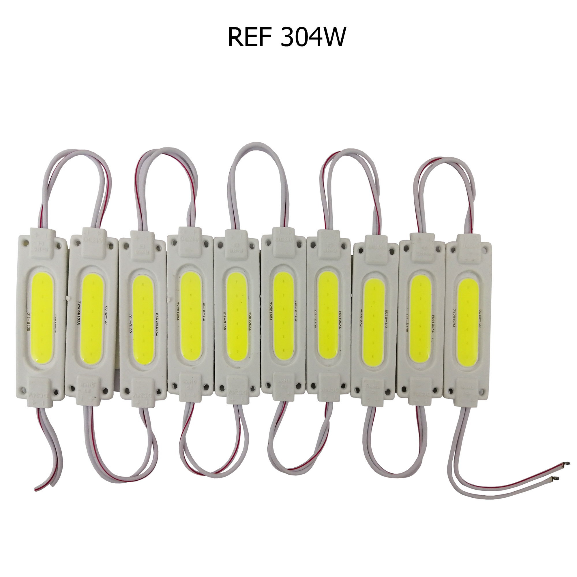 Modulo Led Cob 24V Blanco Pqtx10 304W