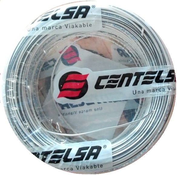 Cable No 22 Awg 75C 600V Blanco/Cafe 201627BL/CF, 201627BLCF