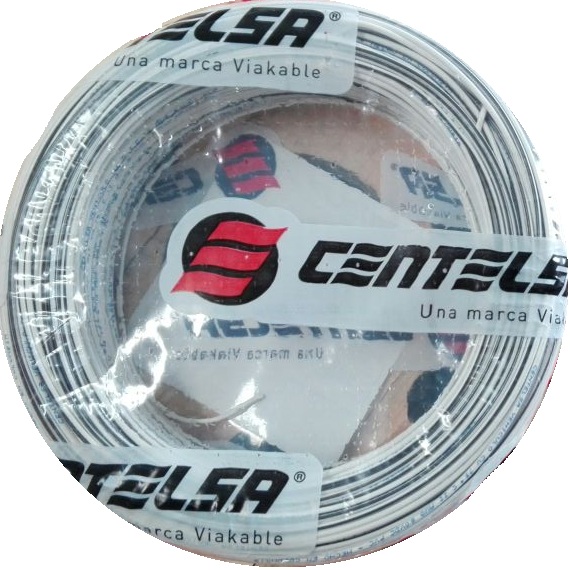Cable No 22 Awg 75C 600V Blanco/Negro 201627BL/NG, 201627BLNG