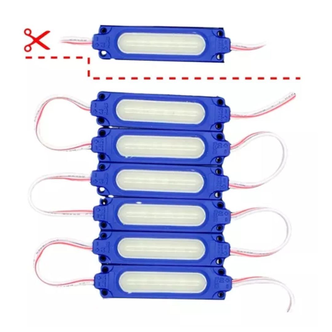 Modulo Led Cob Azul X10 71024